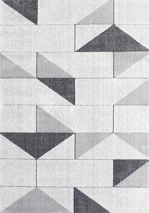 Cintia 0623A__WH/ CR Rug - Eurobel Rugs + Carpets