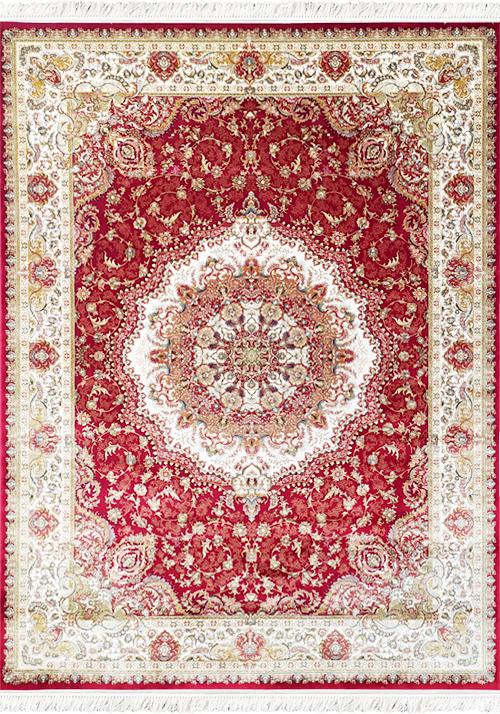 Tabriz 081__Red Rug - Eurobel Rugs + Carpets